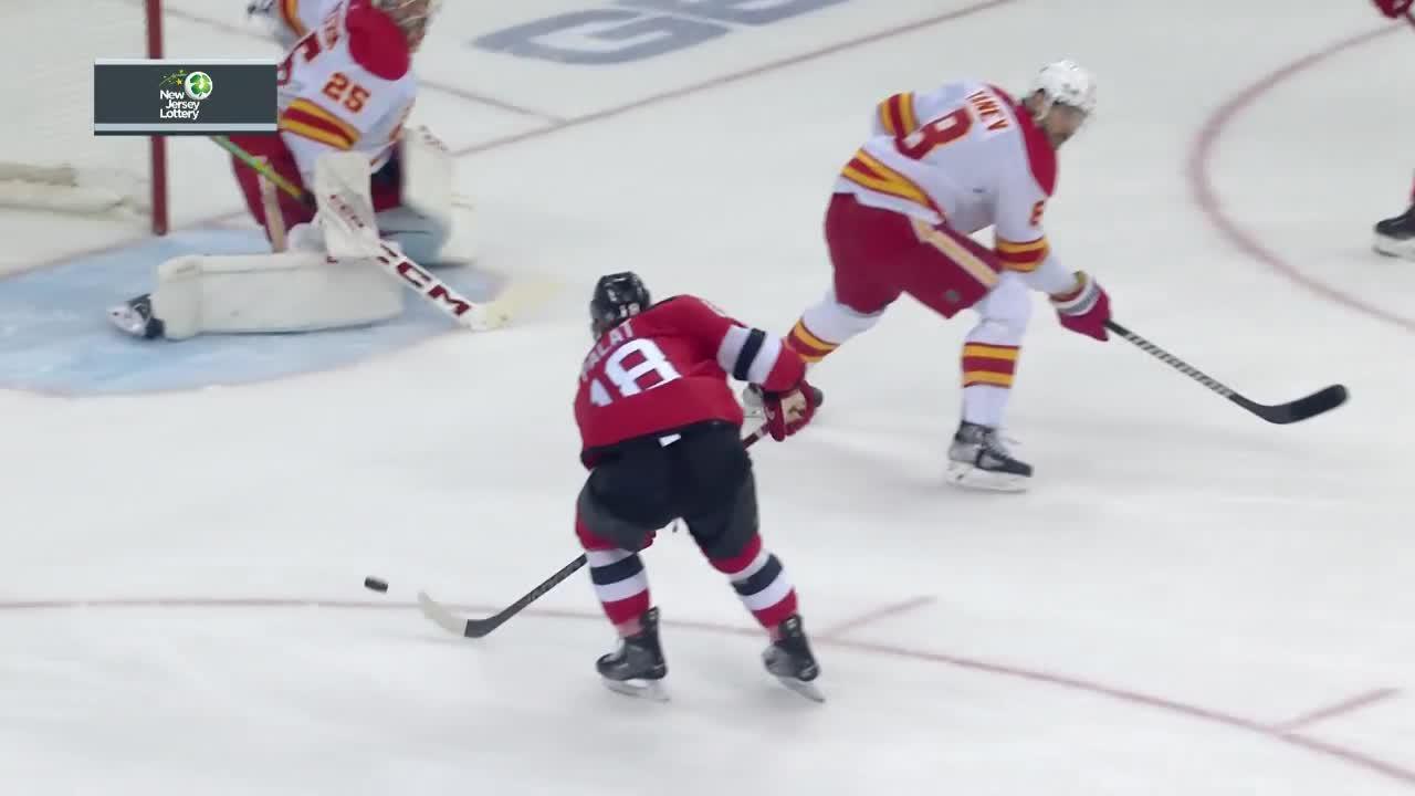 Flames 5, Devils 3 | HIGHLIGHTS | New Jersey Devils