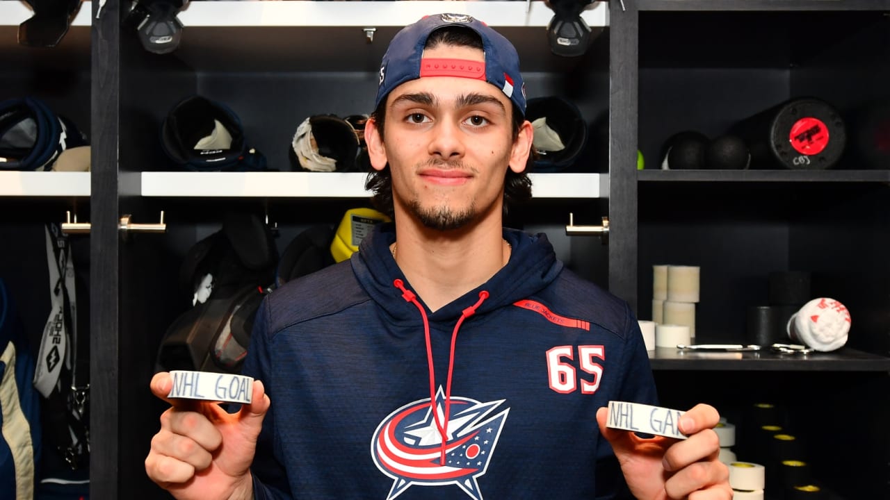 Del Bel Belluz has a debut he'll never forget | Columbus Blue Jackets