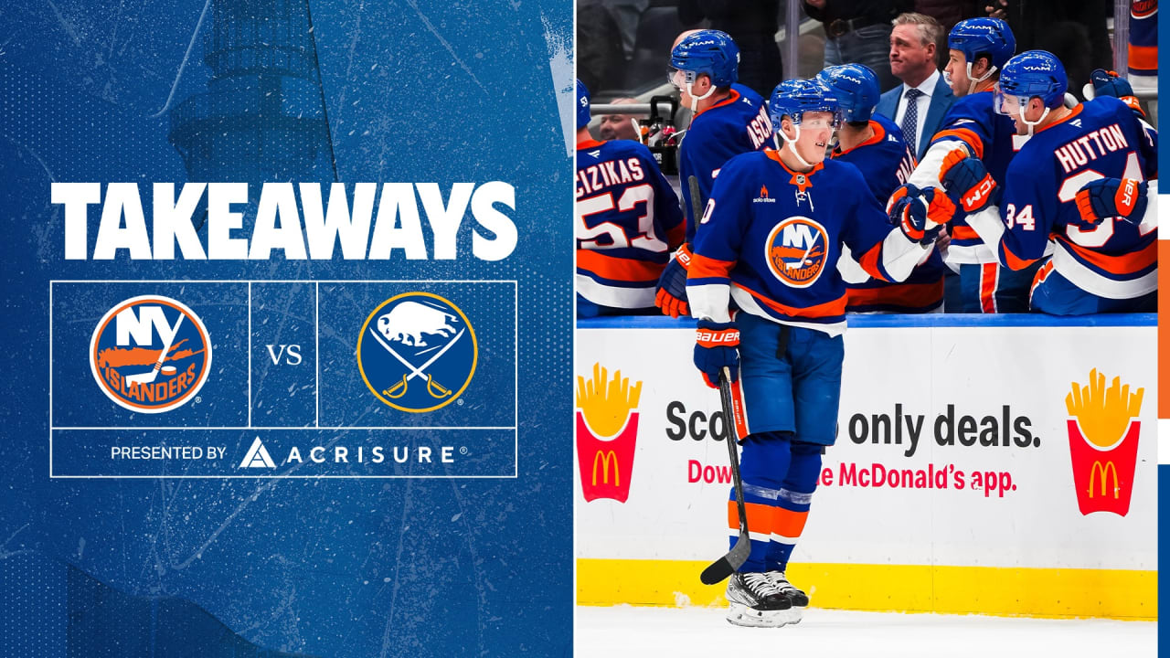 Takeaways: Islanders Blank Buffalo 3-0 | New York Islanders