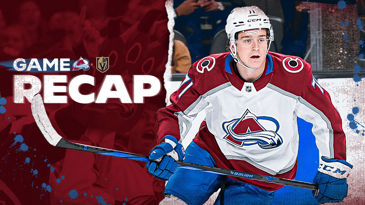 Avalanche Drop Season’s First Game 8-4 to Golden Knights | Colorado ...