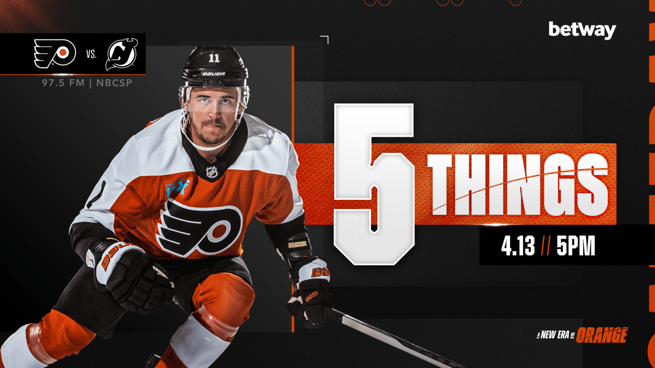 5 Things: Flyers vs. Devils | Philadelphia Flyers