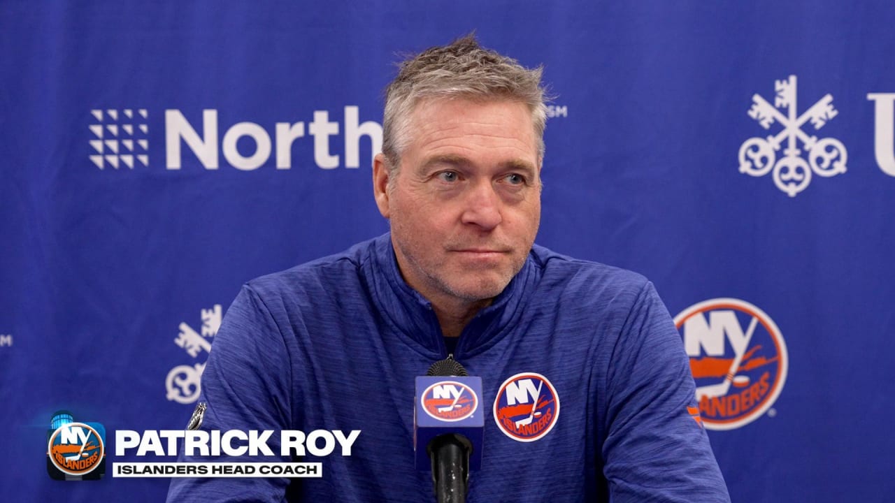 Practice 2/12: Patrick Roy | New York Islanders