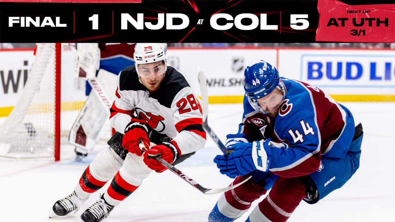 Devils Bested by Avs | GAME STORY | New Jersey Devils