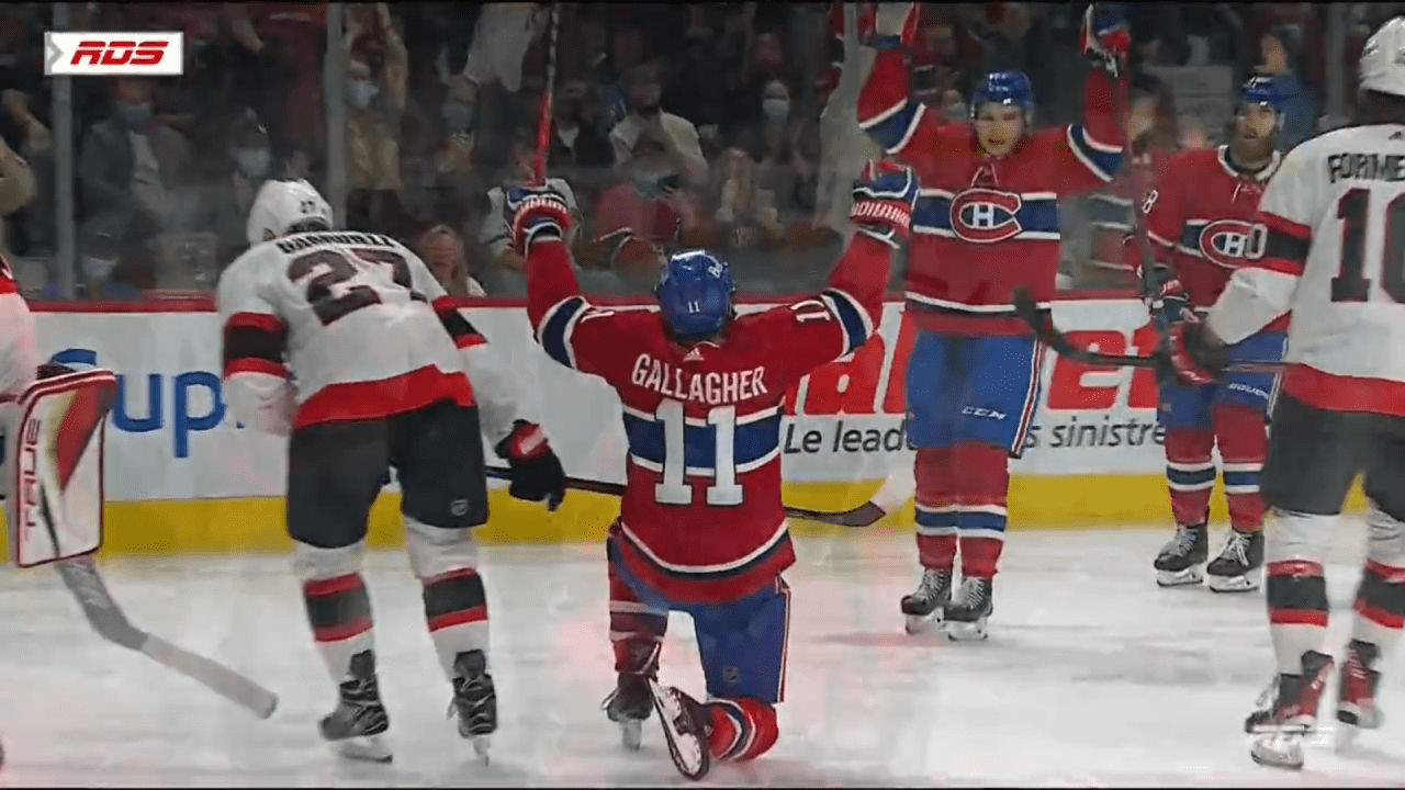 Gallagher marque à son retour | Canadiens de Montréal