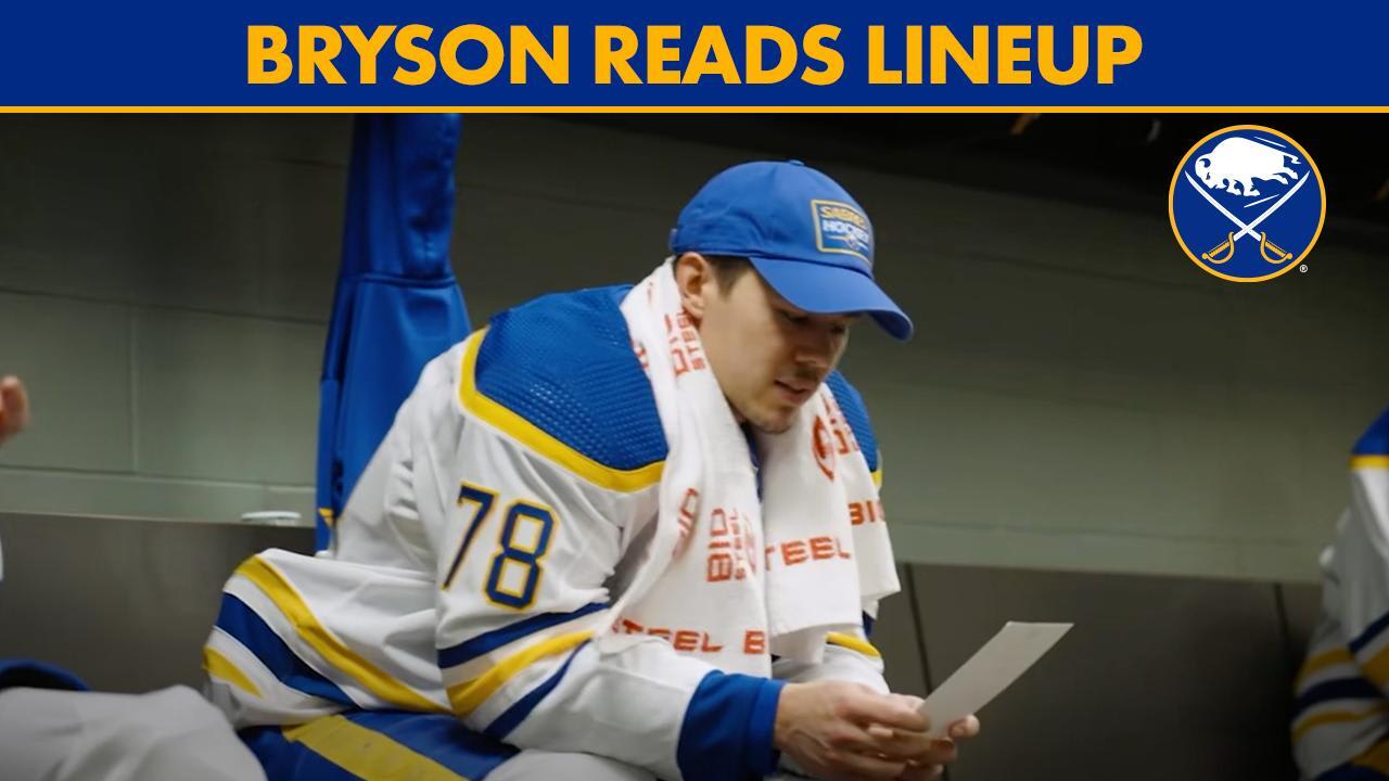 Starting Lineup Read | Buffalo Sabres