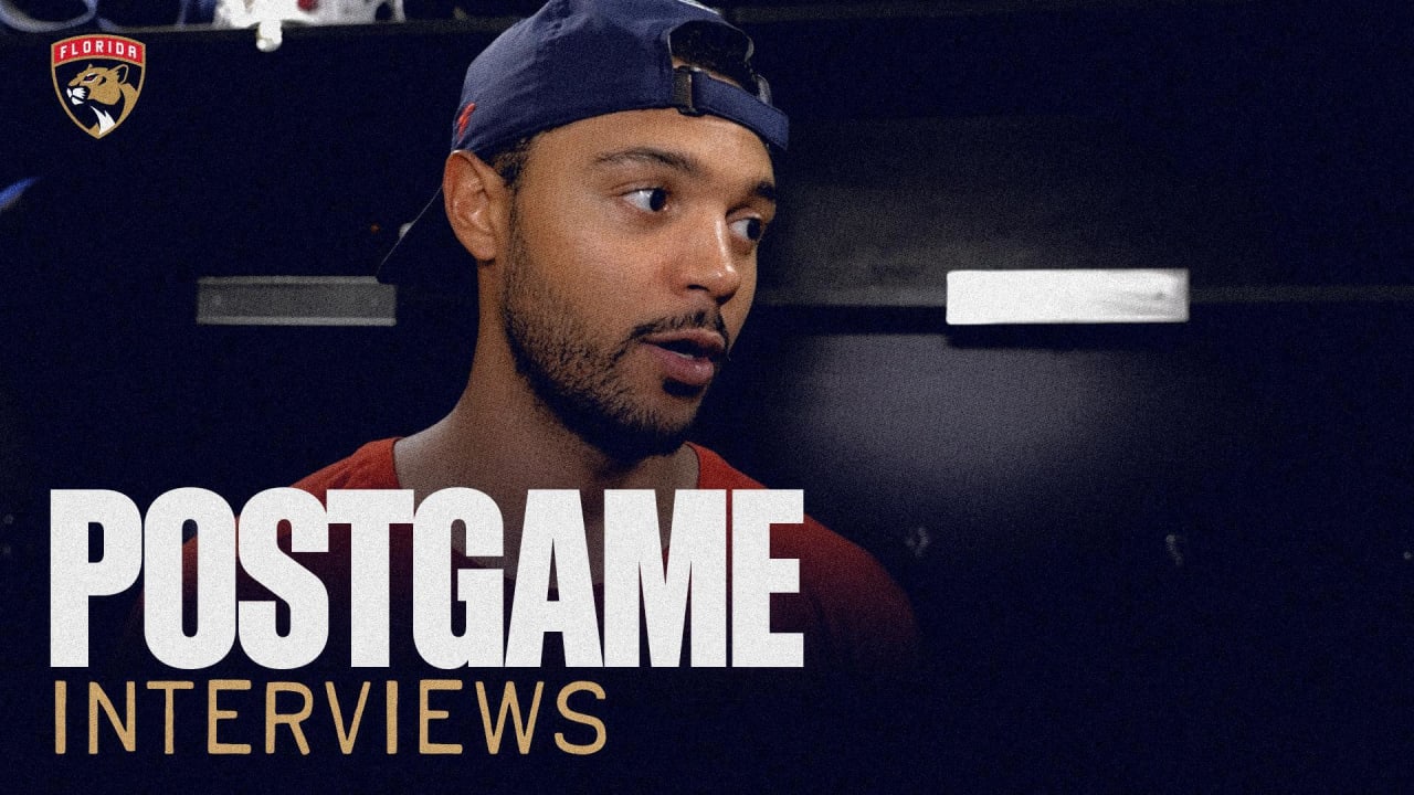 FLA at COL: Seth Jones - Postgame | Florida Panthers