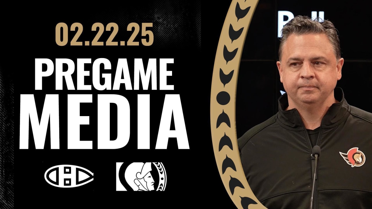 Travis Green Pregame Media vs MTL | Ottawa Senators
