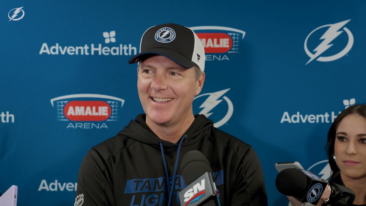 Jon Cooper | Pregame vs Toronto | Tampa Bay Lightning