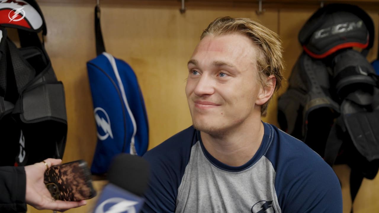 Pontus Holmberg | Pregame vs Dallas Stars | Tampa Bay Lightning
