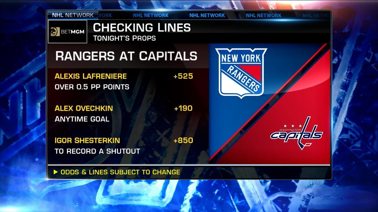 BetMGM: Checking Lines | NHL.com