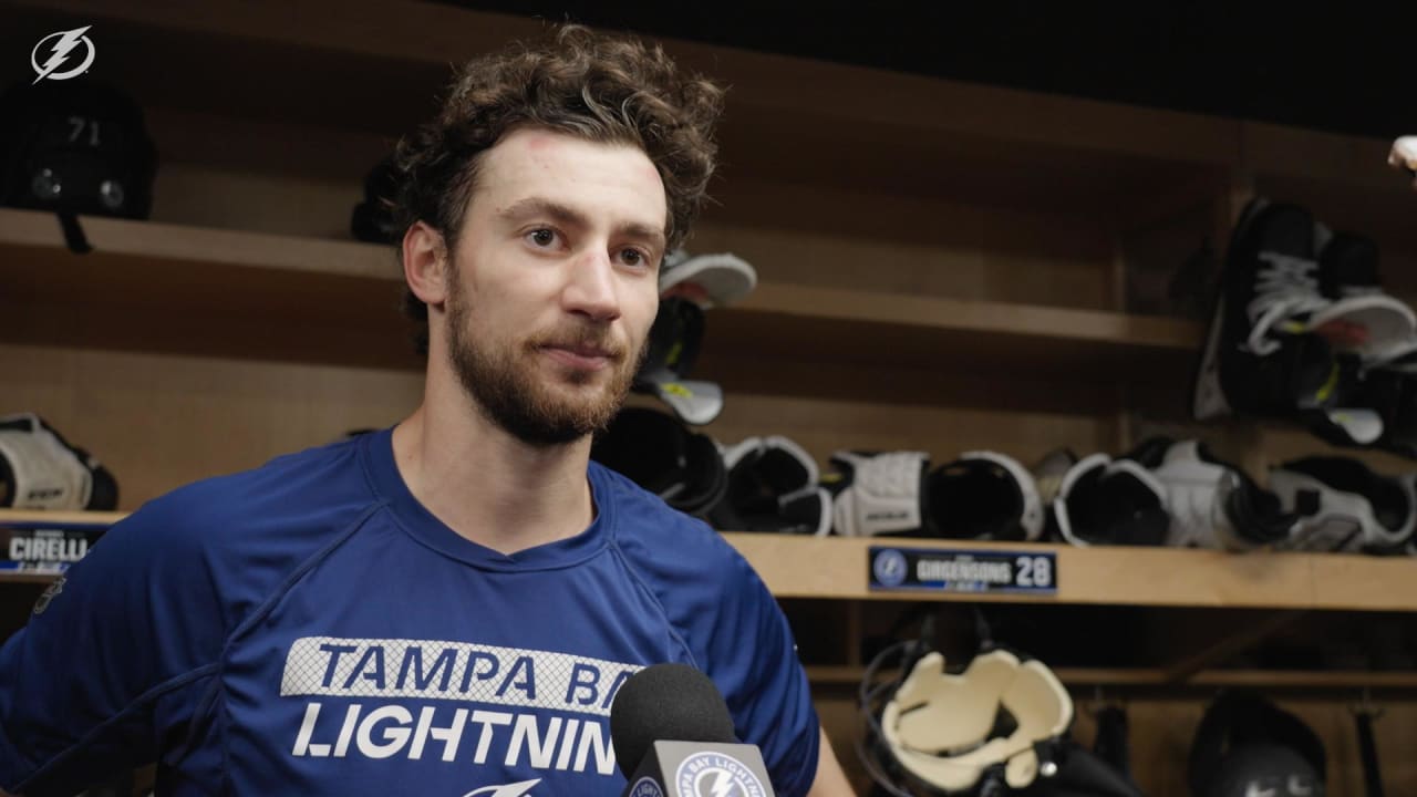 Anthony Cirelli | Pregame vs Rangers | Tampa Bay Lightning