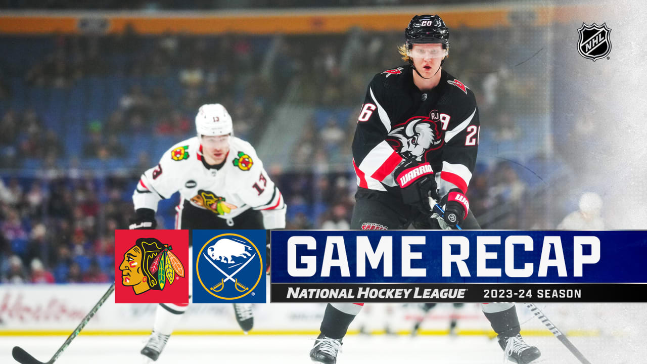 Luukkonen gets 2nd straight shutout, Sabres defeat Blackhawks | NHL.com