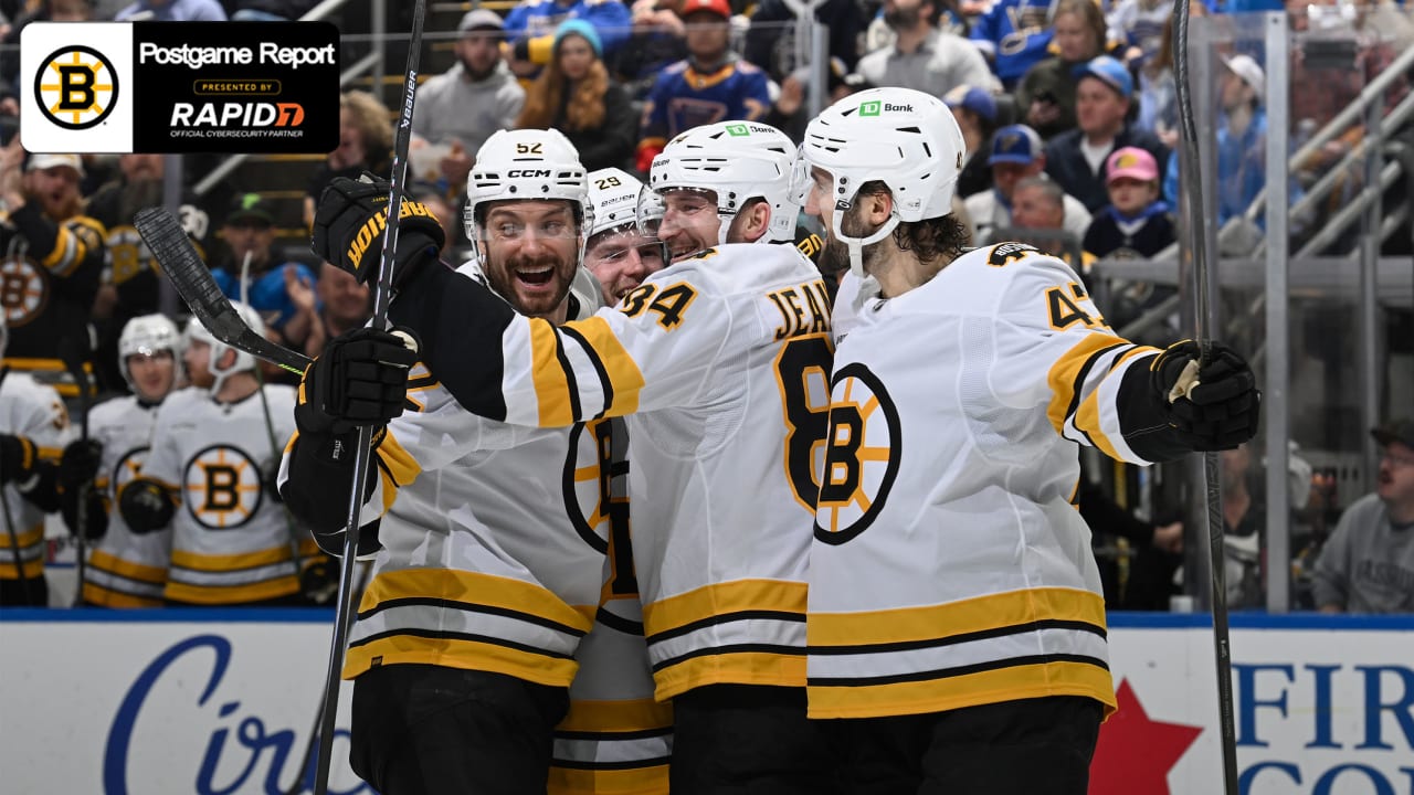 Bruins Beat Blues and Extend Win Streak to Three Games, ‘All About ...