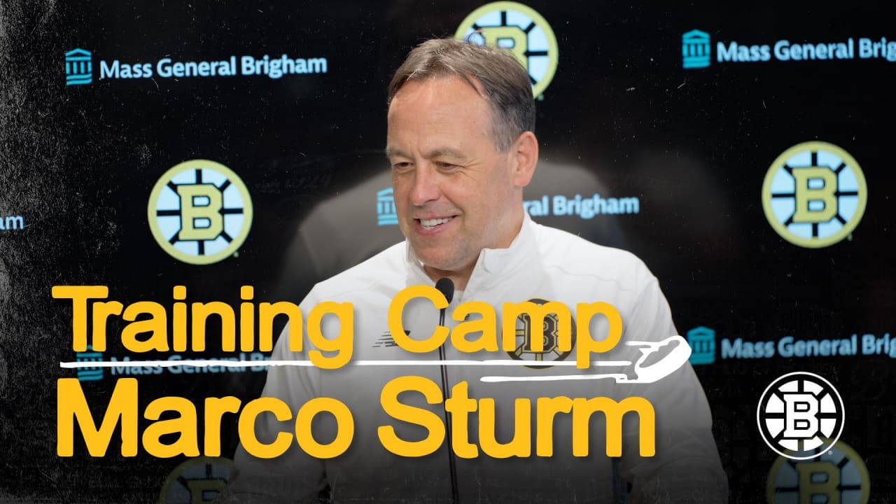 Press Room: Marco Sturm | Boston Bruins