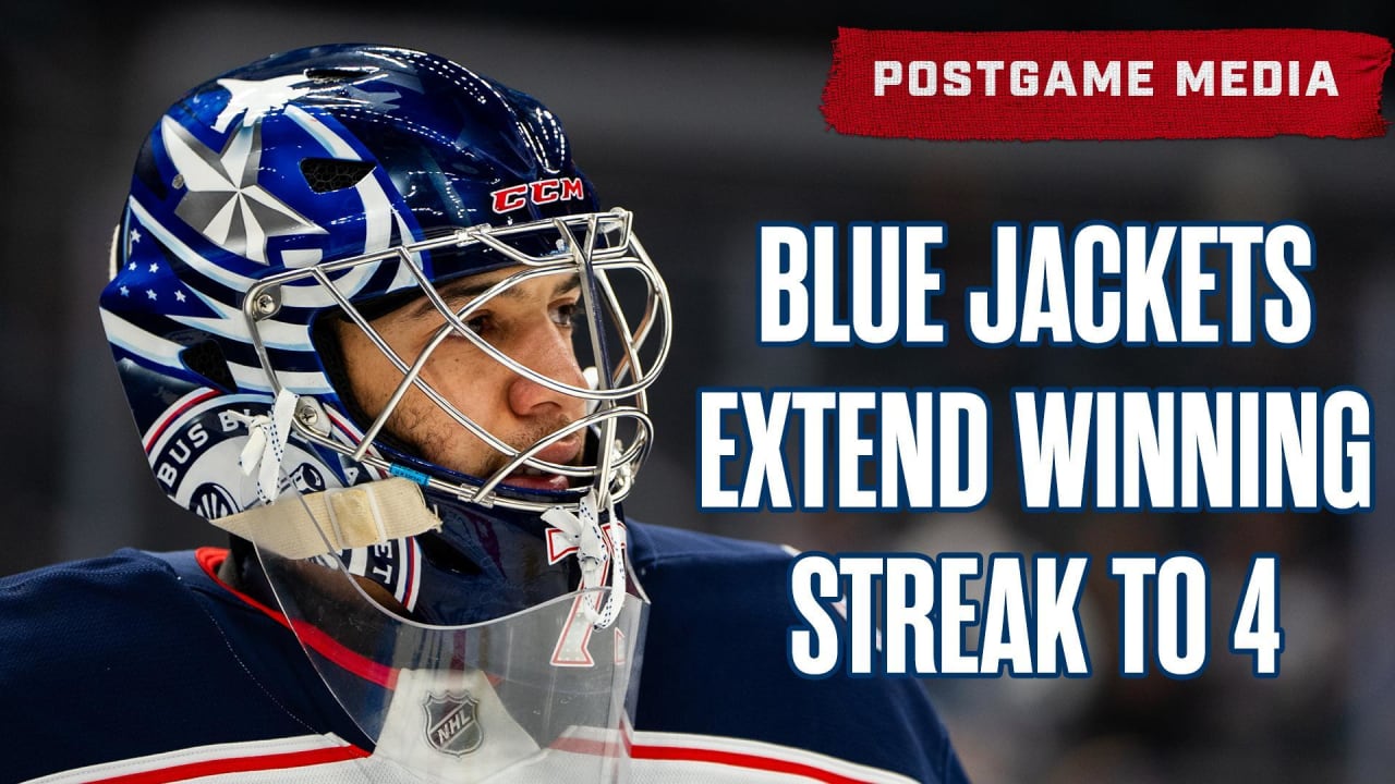 Blue Jackets Extend Win Streak to 4! | Postgame Media | Columbus Blue ...