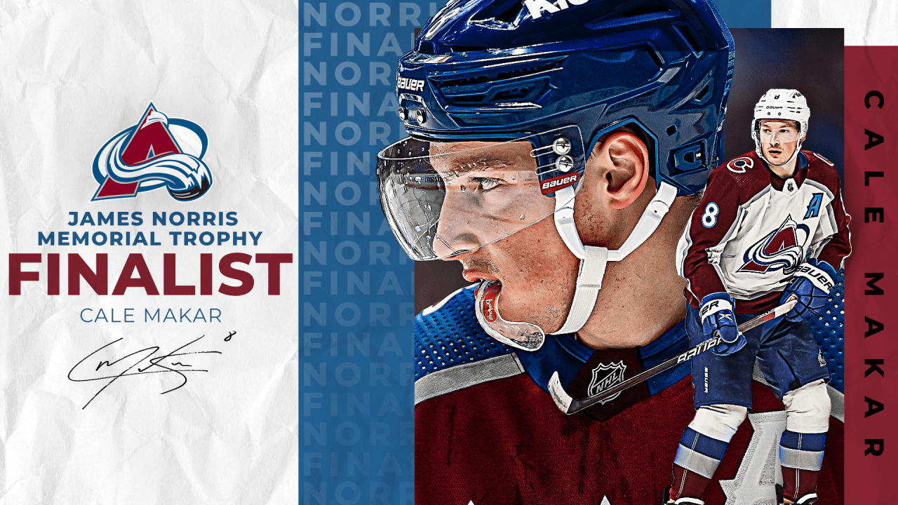 Makar Voted Norris Trophy Finalist, For Third-Straight Year | Colorado ...