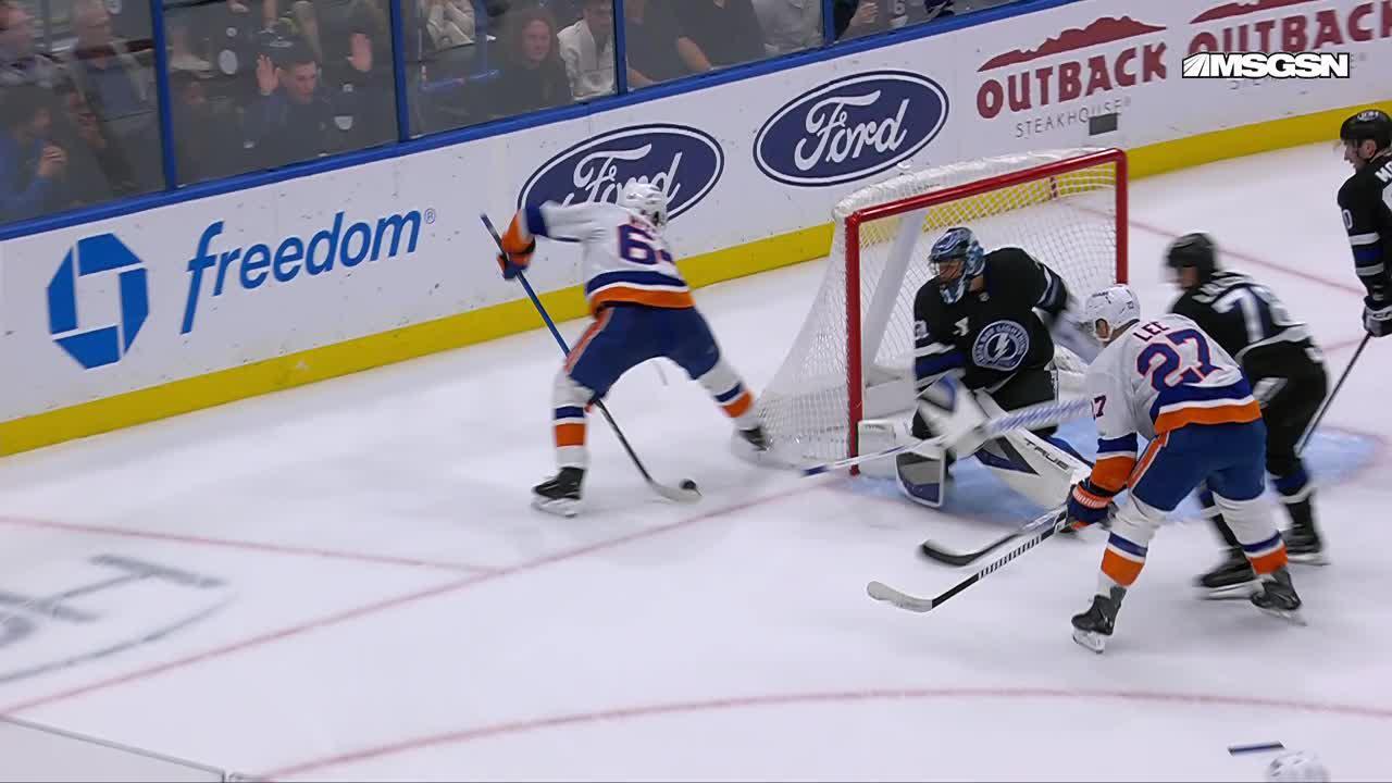 NYI@TBL: Ritchie scores PPG against Jonas Johansson | New York Islanders