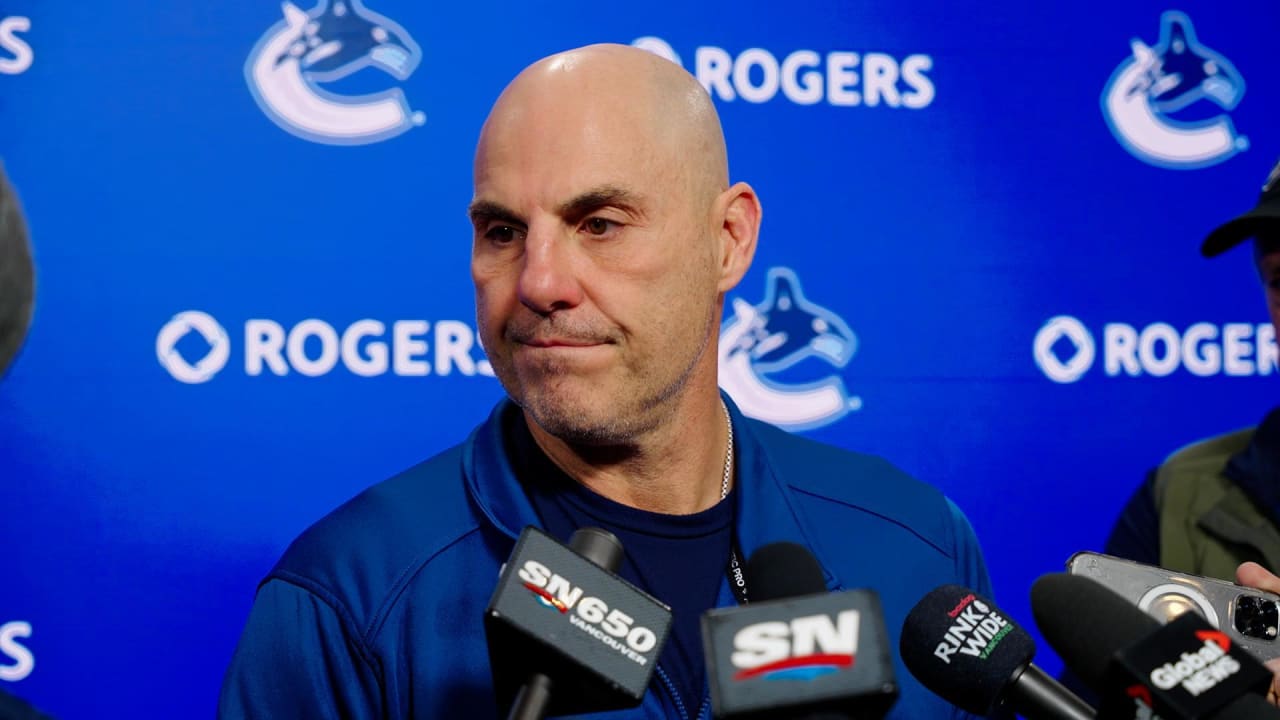 PRACTICE | Coach Rick Tocchet | Vancouver Canucks