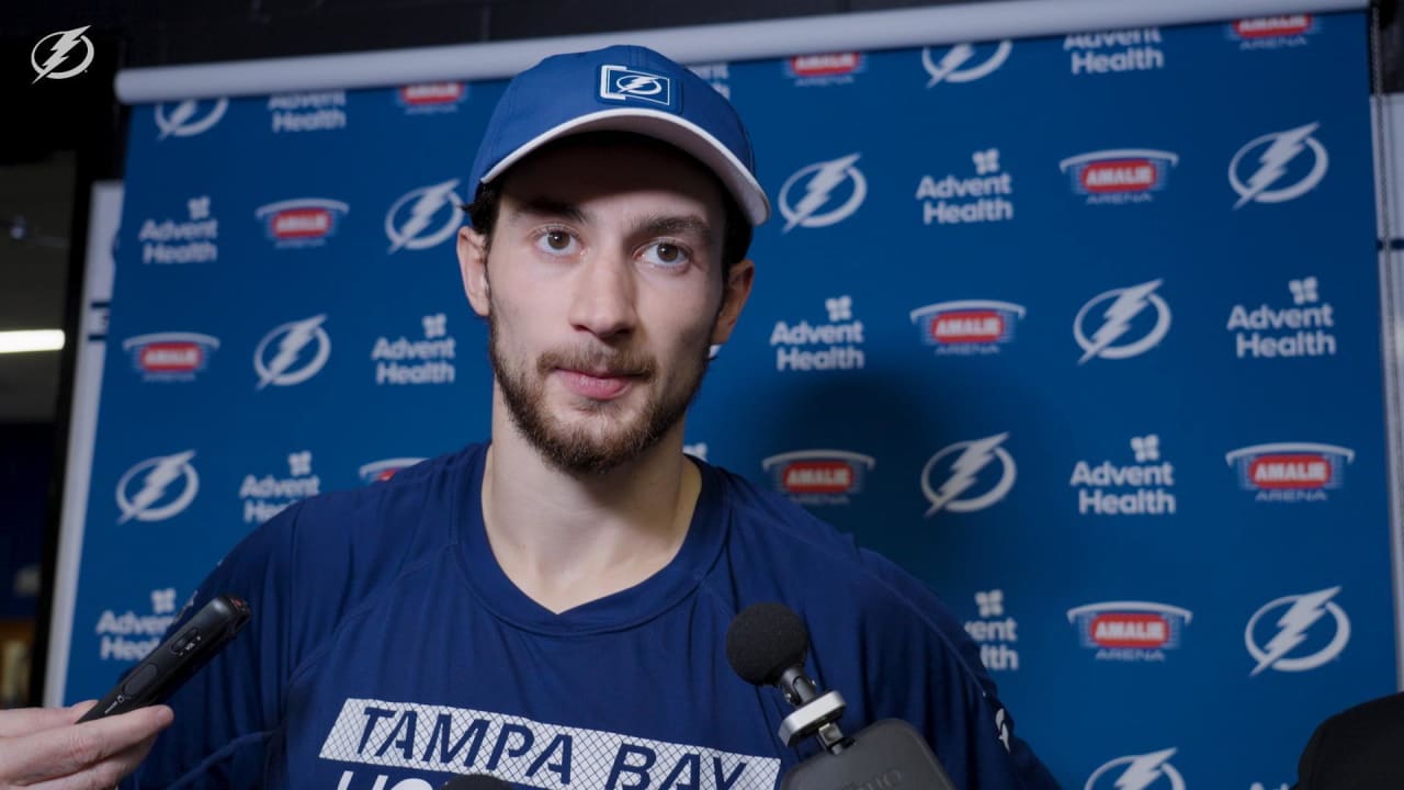 Anthony Cirelli | Postgame vs Minnesota Wild | Tampa Bay Lightning