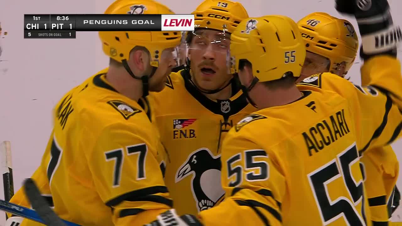 CHI@PIT: Dewar scores goal against Arvid Soderblom | NHL.com