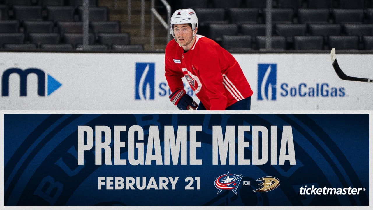 Pascal Vincent Pregame (02/21/24) | Columbus Blue Jackets