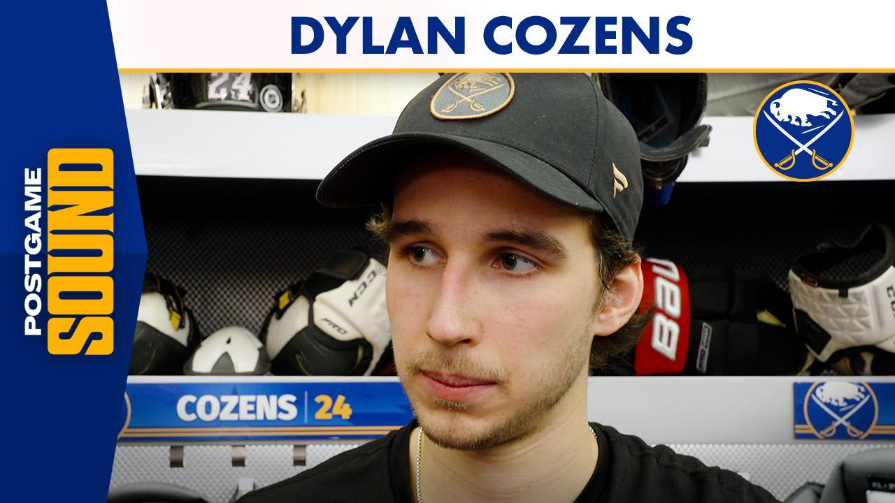 Dylan Cozens Postgame vs CHI | Buffalo Sabres