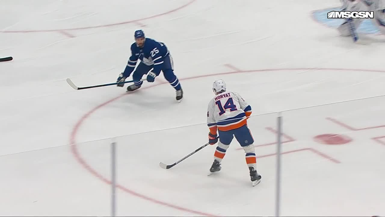 NYI@TOR: Horvat scores goal against Joseph Woll | New York Islanders