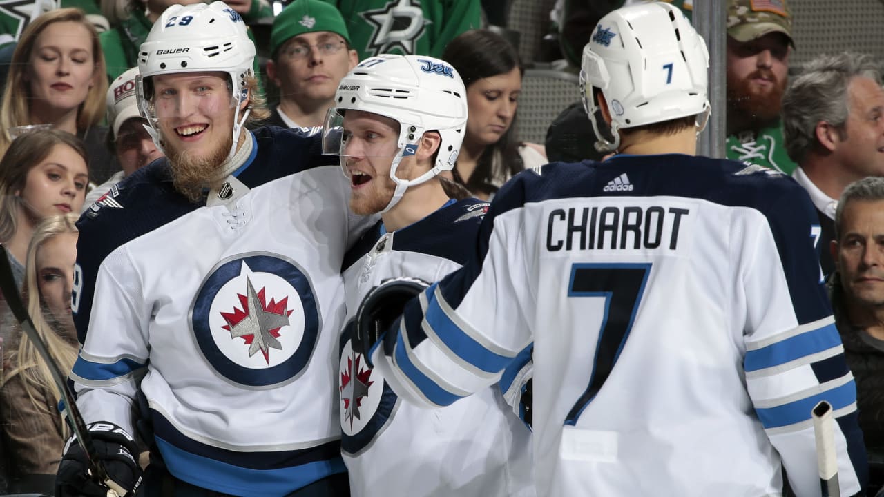 Laine scores twice to lift Jets past Stars | NHL.com