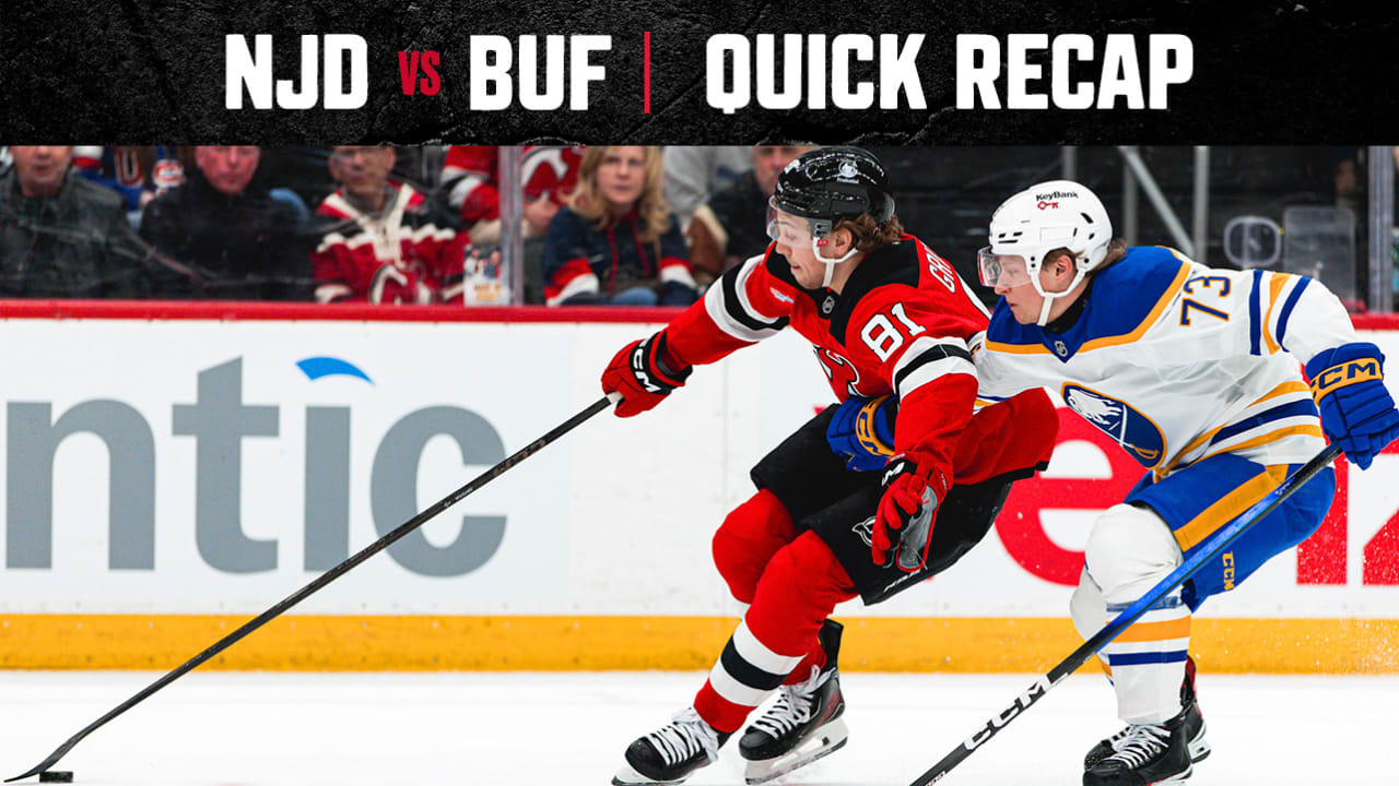 QUICK RECAP: Sabres 2, Devils 1 | New Jersey Devils