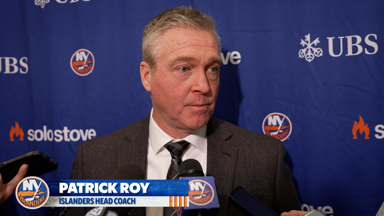 WSH 5 vs NYI 4 (OT): Patrick Roy | New York Islanders