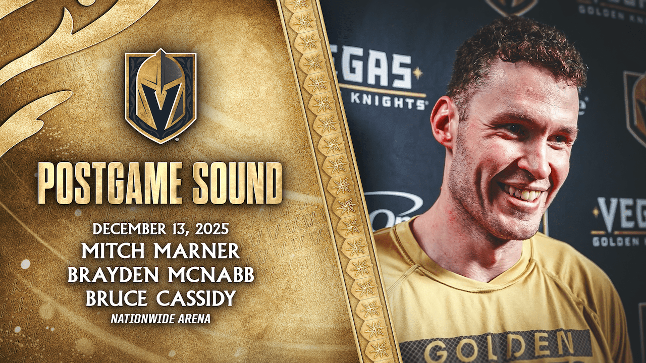 SONIDO DESPUÉS DEL PARTIDO: Marner, McNabb y Cassidy | Vegas Golden Knights