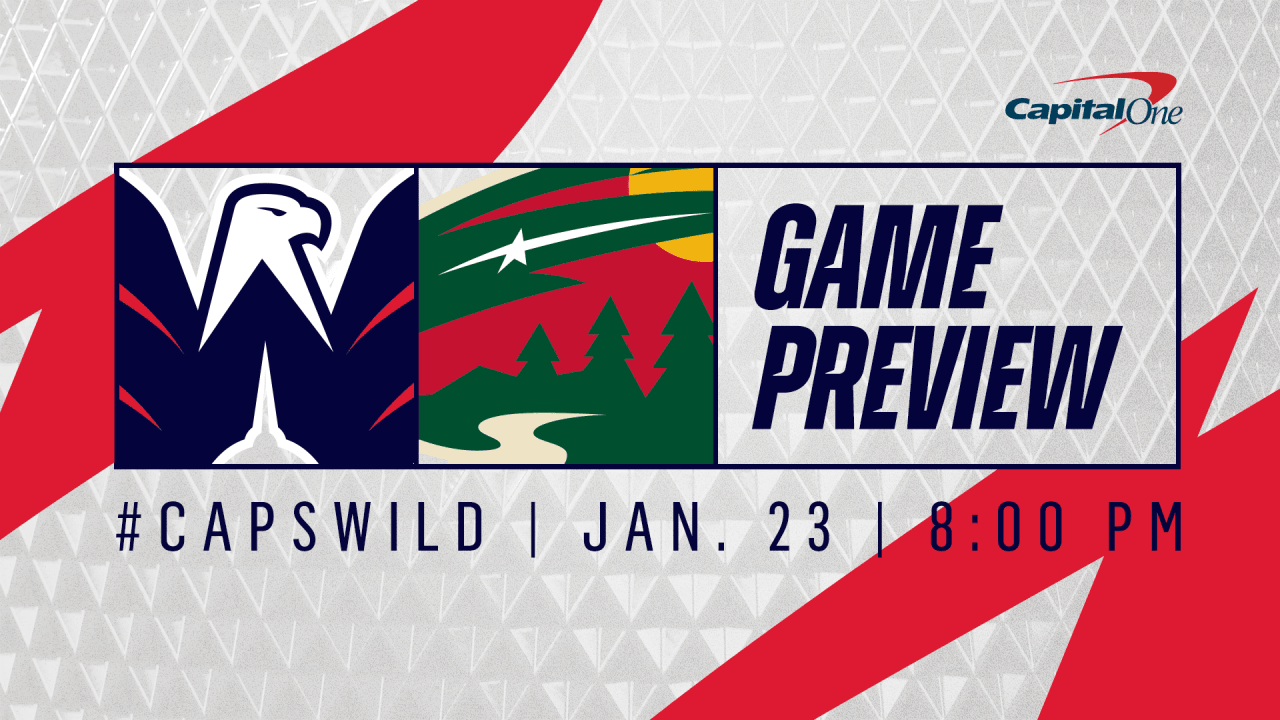 Caps Resume Trip in Minnesota | Washington Capitals
