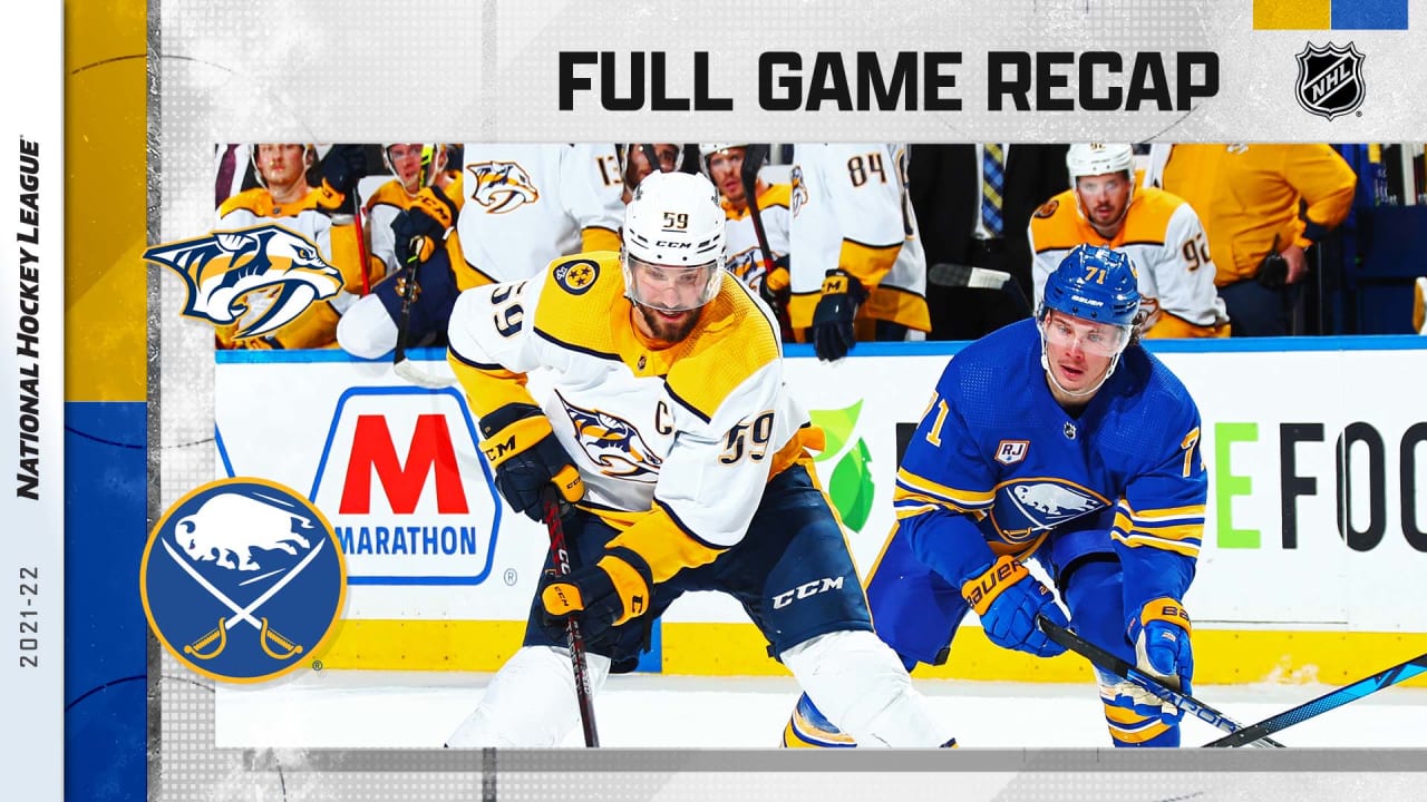 Recap: BUF 4, NSH 3 | Buffalo Sabres