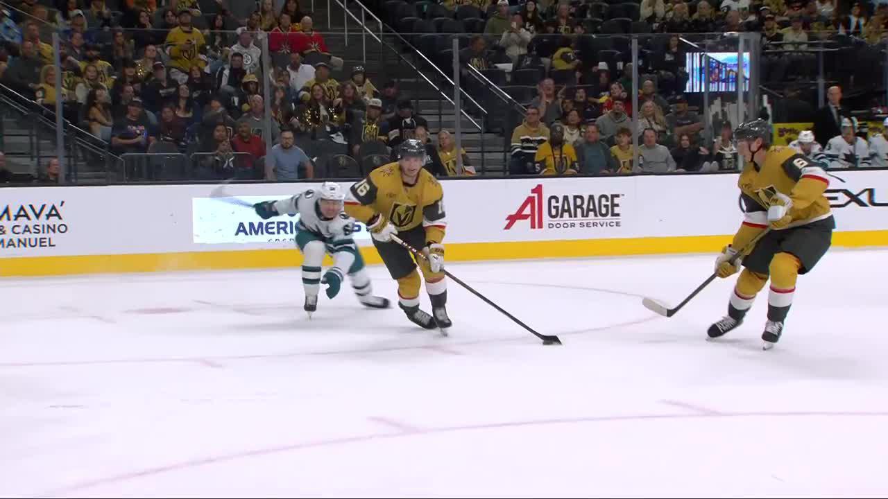 SJS@VGK: Howden scores goal against Vitek Vanecek | NHL.com