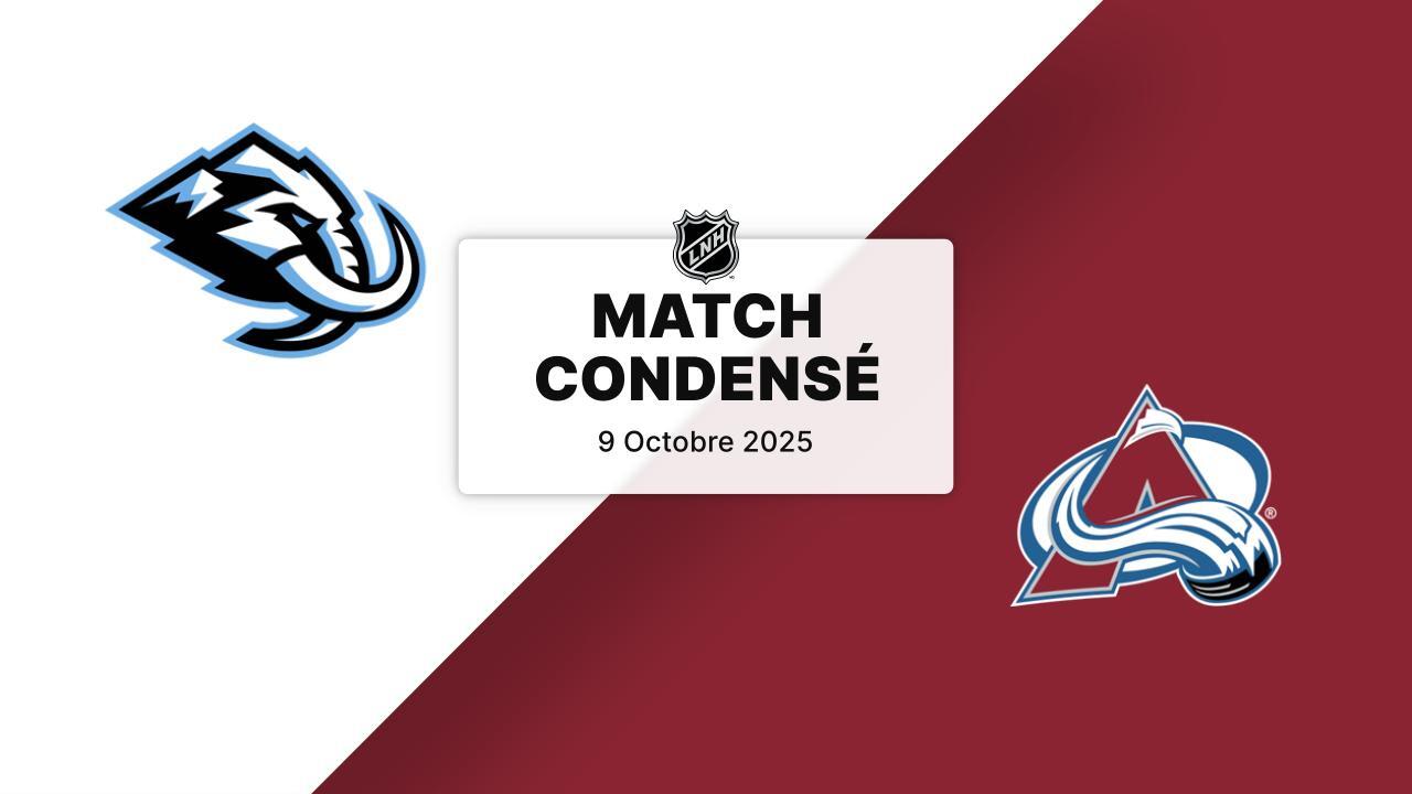 Match condensé : UTA @ COL 09/10/2025 | LNH.com