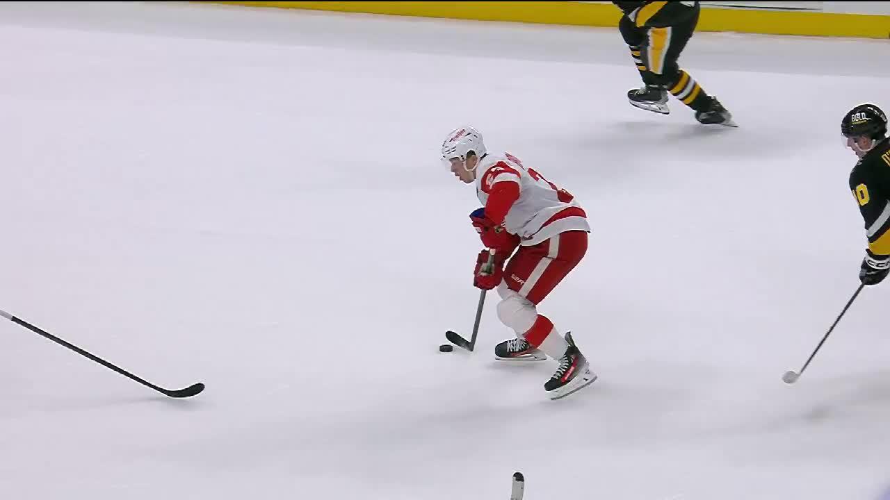DET@PIT: Raymond scores goal against Alex Nedeljkovic | Detroit Red Wings