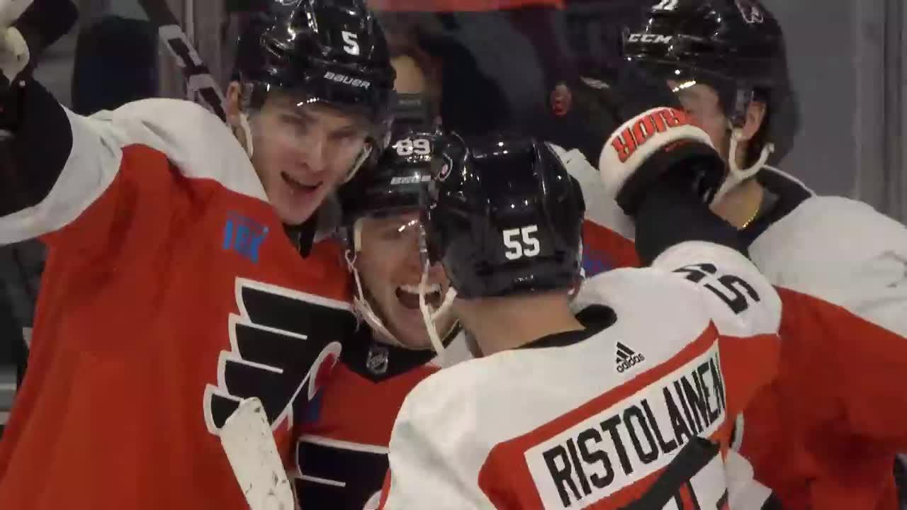 COL@PHI: Atkinson scores goal against Alexandar Georgiev | NHL.com