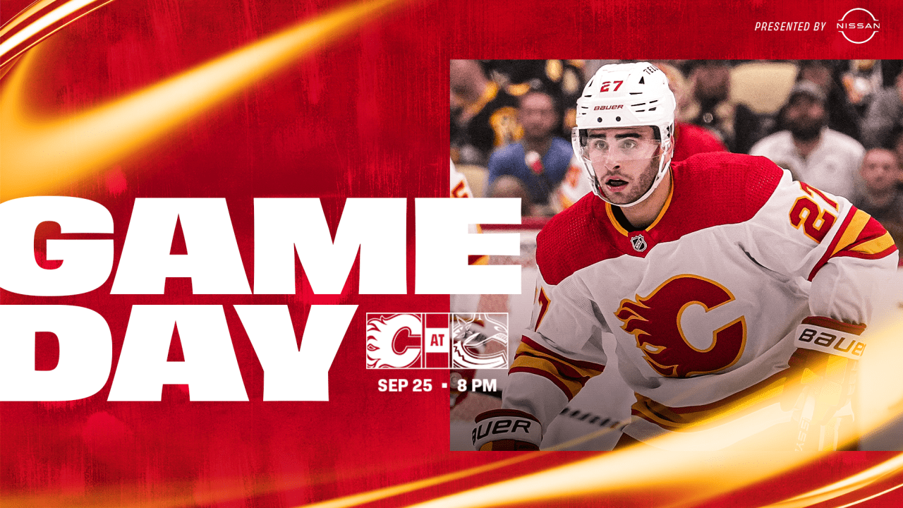 Flames At Canucks Roster | Calgary Flames