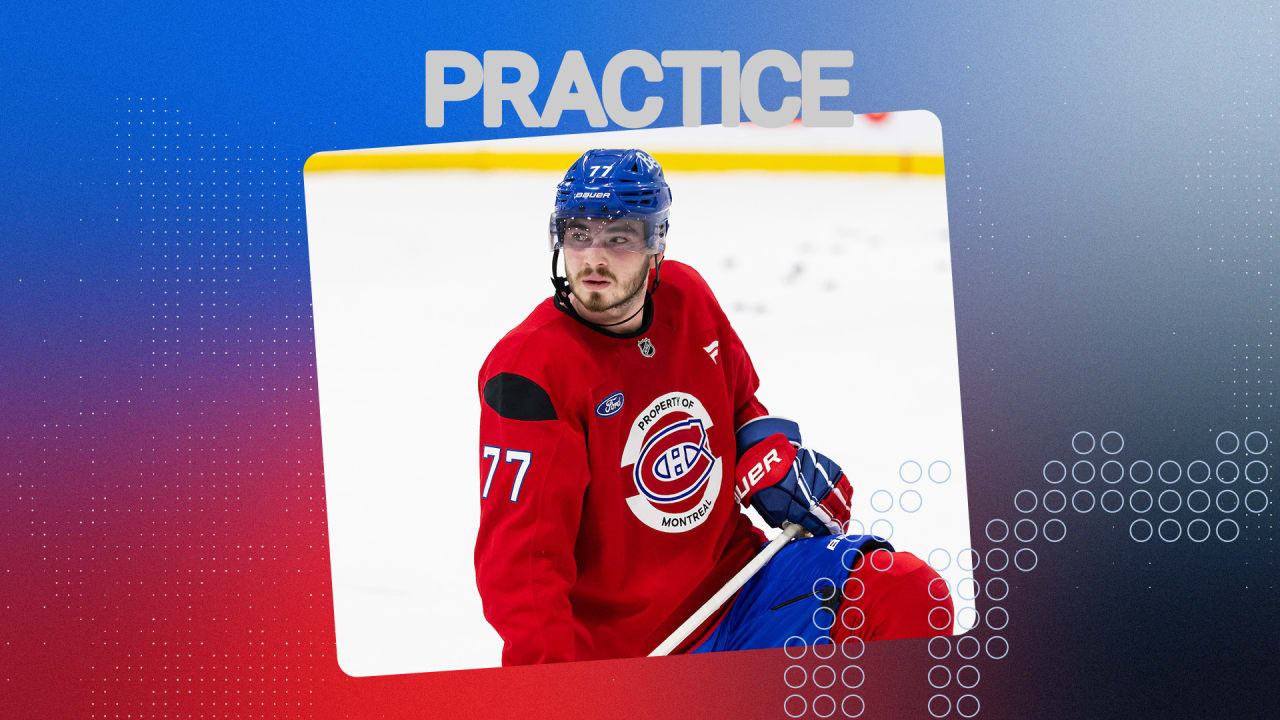 Updates from practice – Feb. 24 | Montréal Canadiens