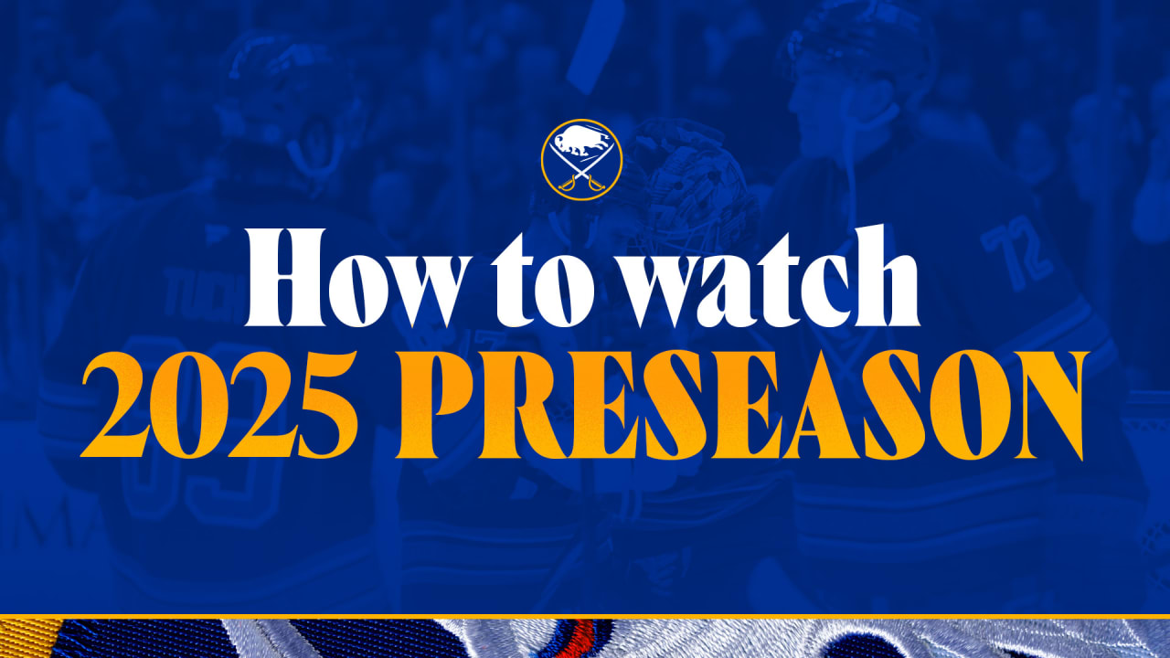 How to watch the Sabres' 2025 preseason games | Buffalo Sabres