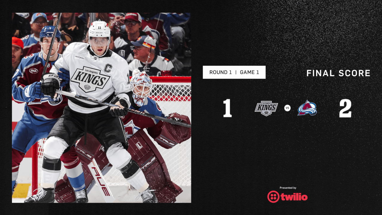 Game 1 RECAP: Kings 1, Avalanche 2 | Los Angeles Kings