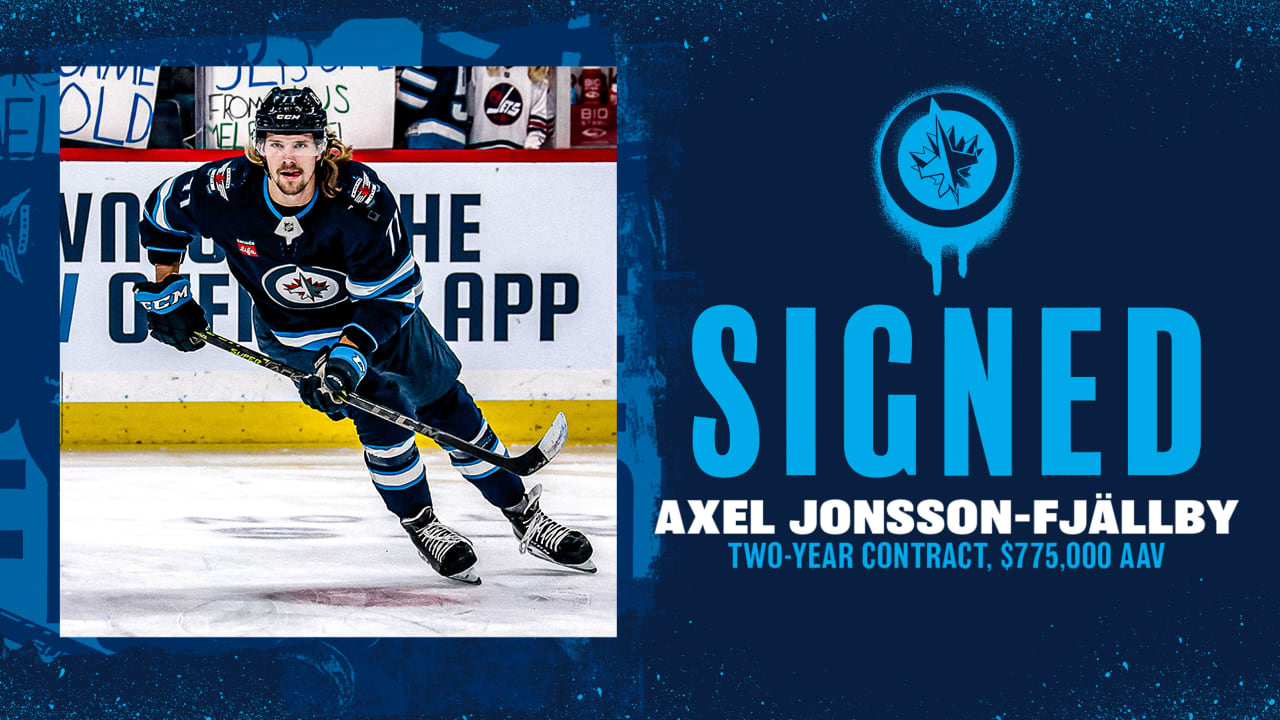 Jets sign forward Axel Jonsson-Fjallby to a two-year contract | Winnipeg Jets