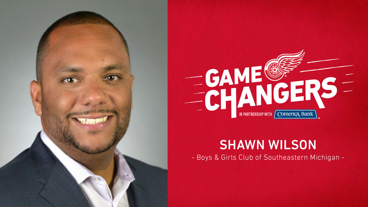 Red Wings celebrate Shawn Wilson as a Game Changers honoree | Detroit ...