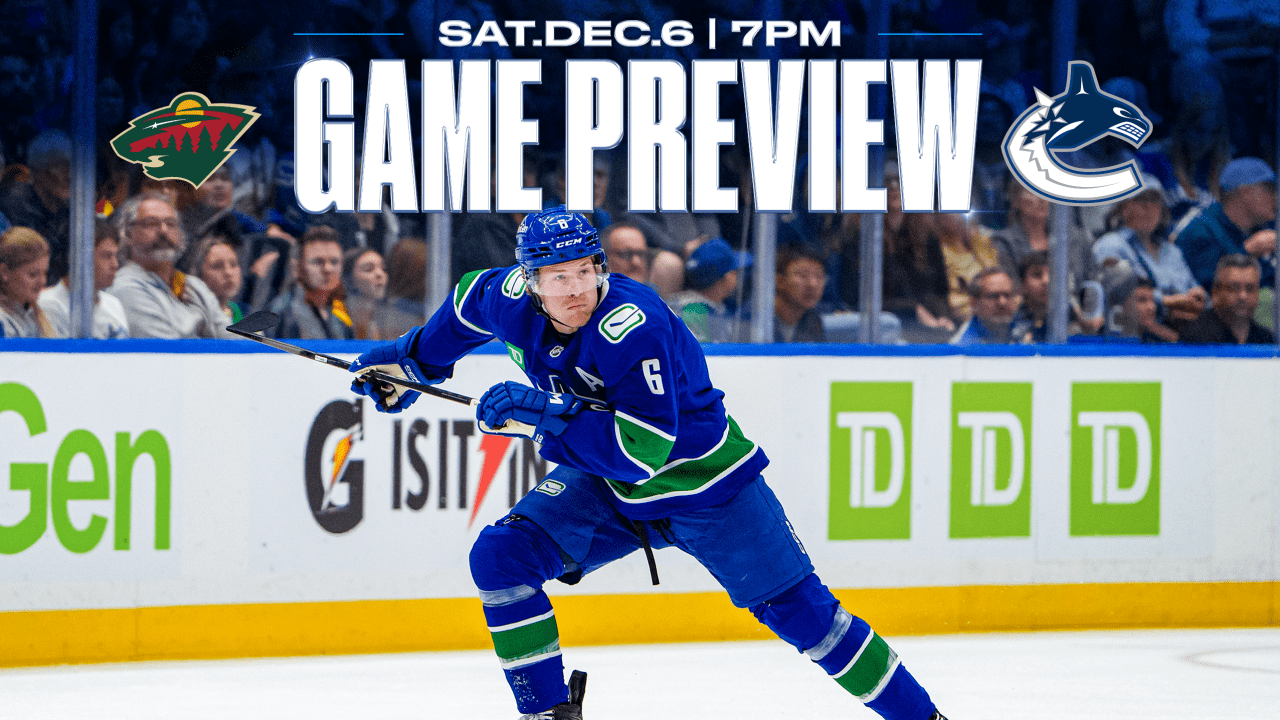 Canucks Hit the Ice on Saturday Night for Hockey Night in Canada Game ...