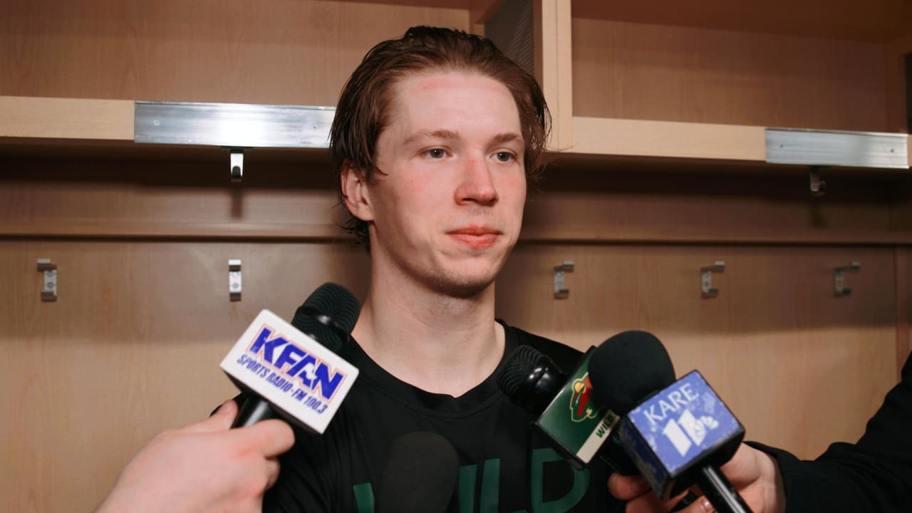Boldy Game 1 Postgame at Vegas 4/20 | Minnesota Wild