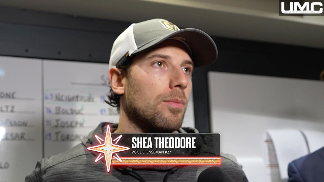Shea Theodore Postgame 10/11 | Vegas Golden Knights