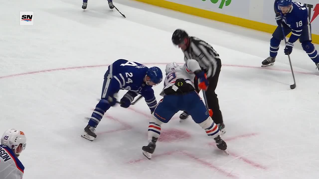 Steven Lorentz with a Goal vs. Edmonton Oilers | Toronto Maple Leafs