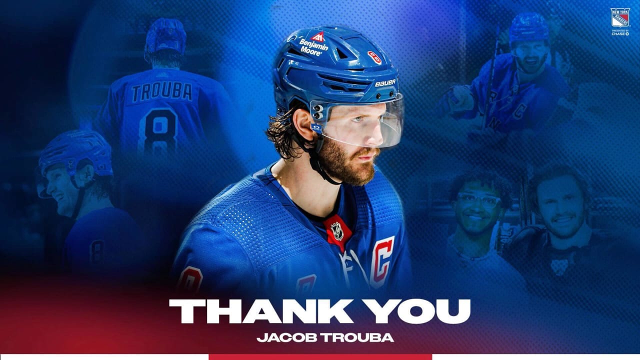 Thank You, Jacob | New York Rangers