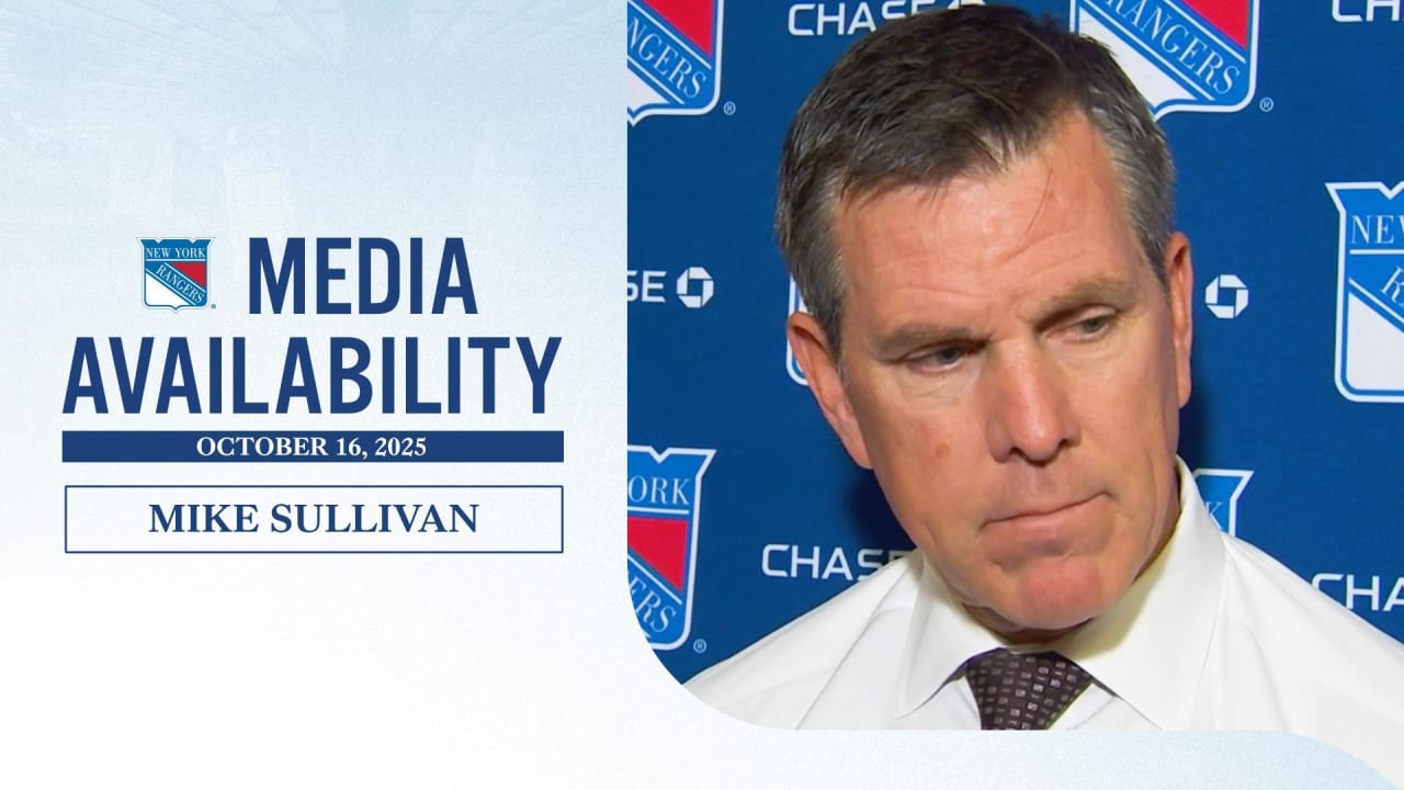 Postgame: Mike Sullivan | New York Rangers