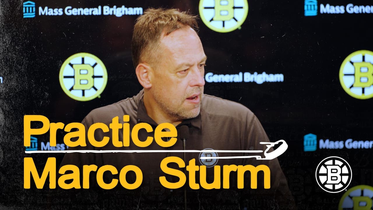 Press Room: Marco Sturm | Boston Bruins